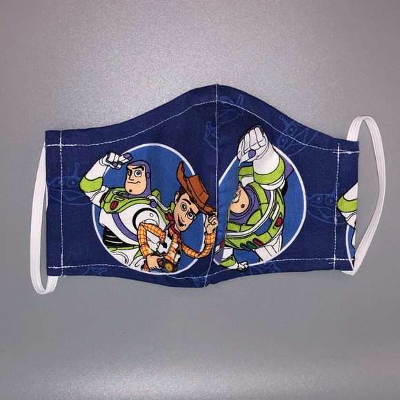 Hand Crafted | Accessories | Toy Story Woody Buzz Fabric Face Mask ...